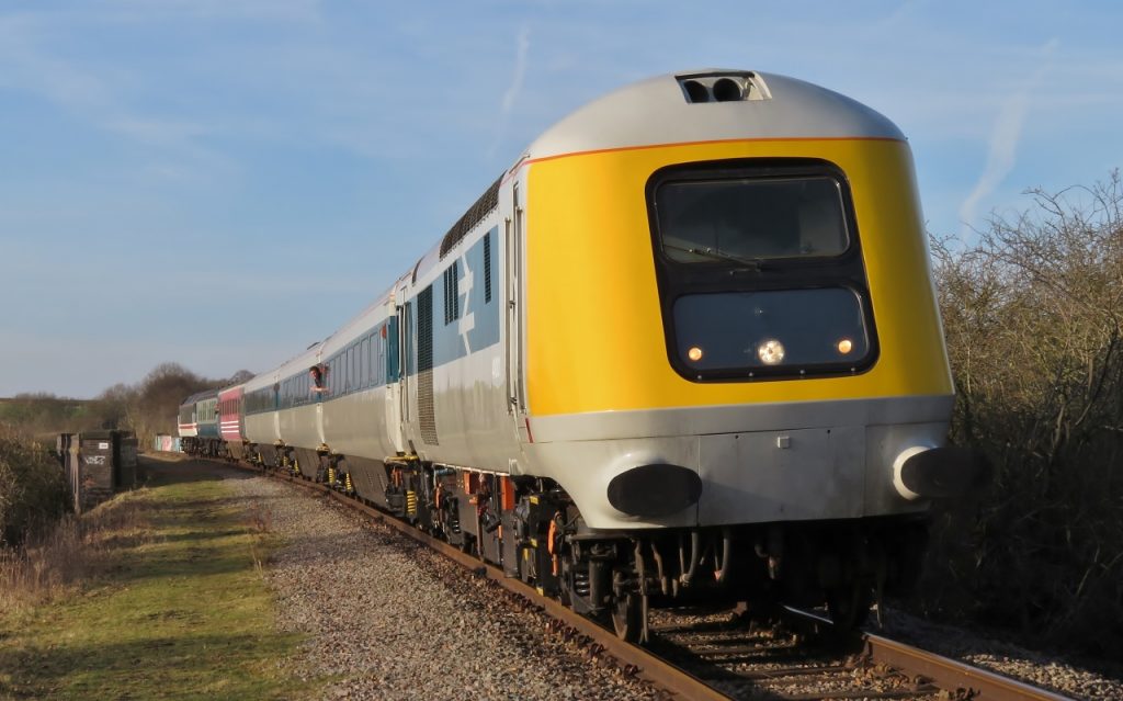 Easter Saturday Prototype HST action at GCRN – 125 Group